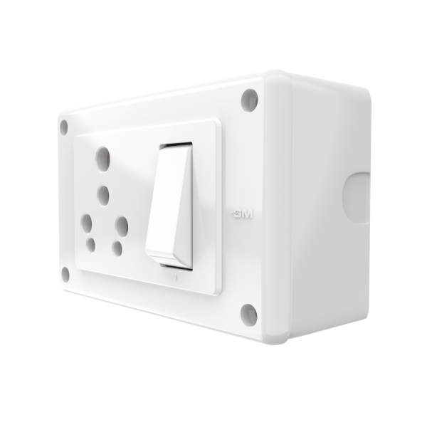 Electrical 3 In One Universal S.s. Combined - With Gang Box Accessories ...